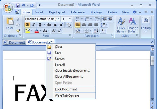 OfficeTab brings tabs to Word, Excel and PowerPoint